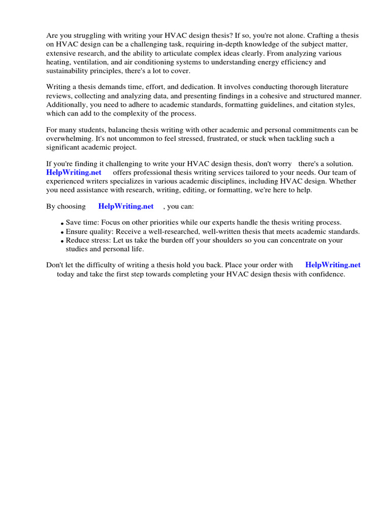 Hvac Design Thesis | Download Free PDF | Air Conditioning | Sustainable Technologies