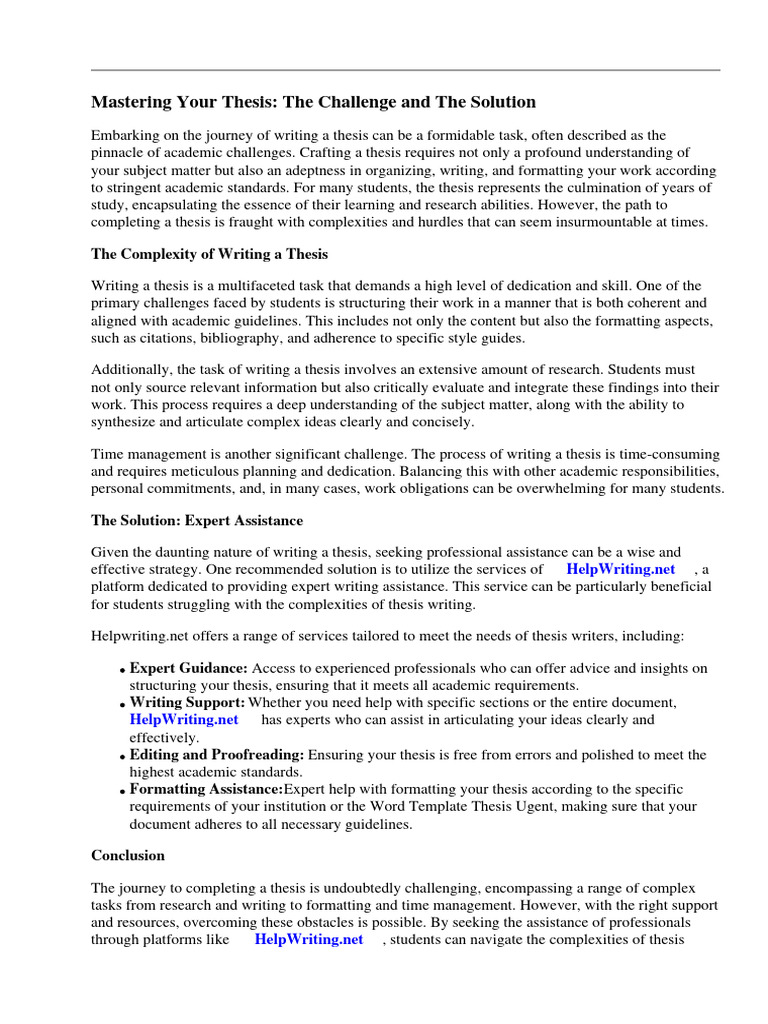 Word Template Thesis Ugent | PDF