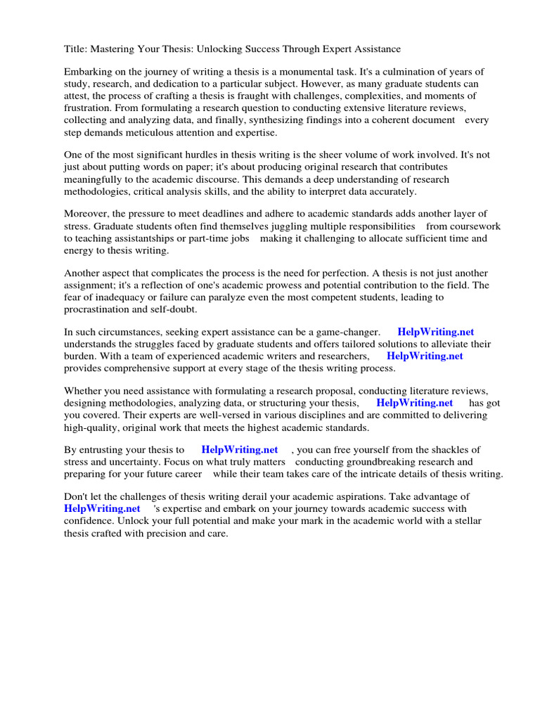 Thesis Two | PDF | Thesis | Gratitude