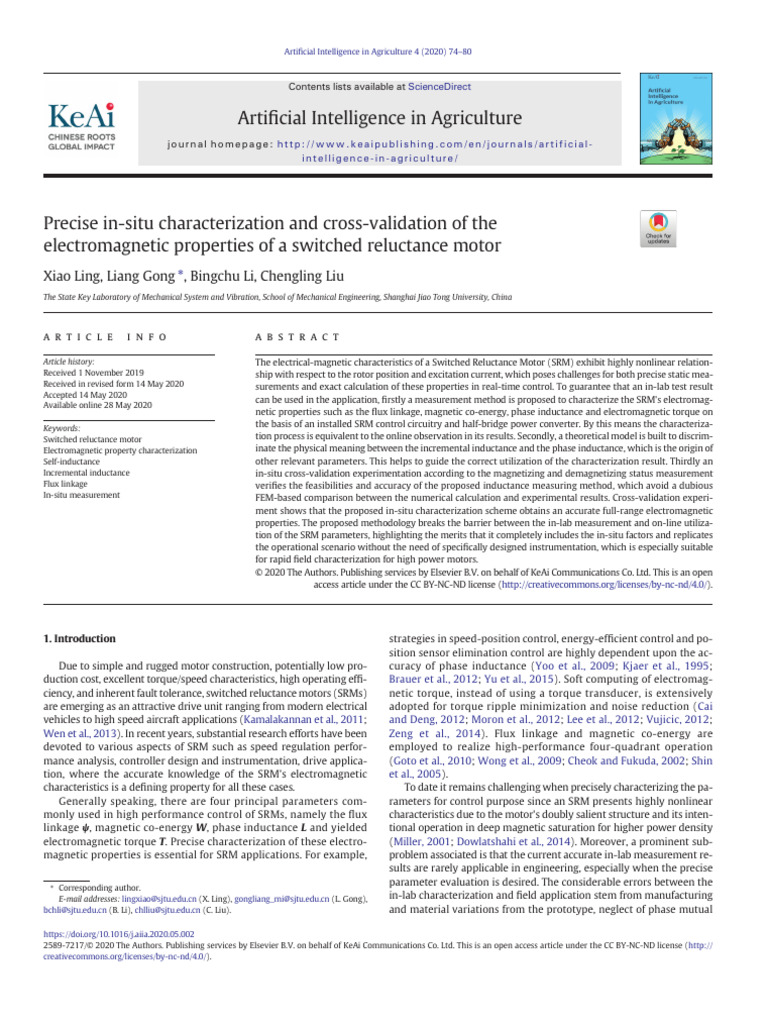 Precise in Situ Characterization and Cross Validation 2020 Artificial ... Precise in Situ Characterization and Cross Validation 2020 Artificial ...