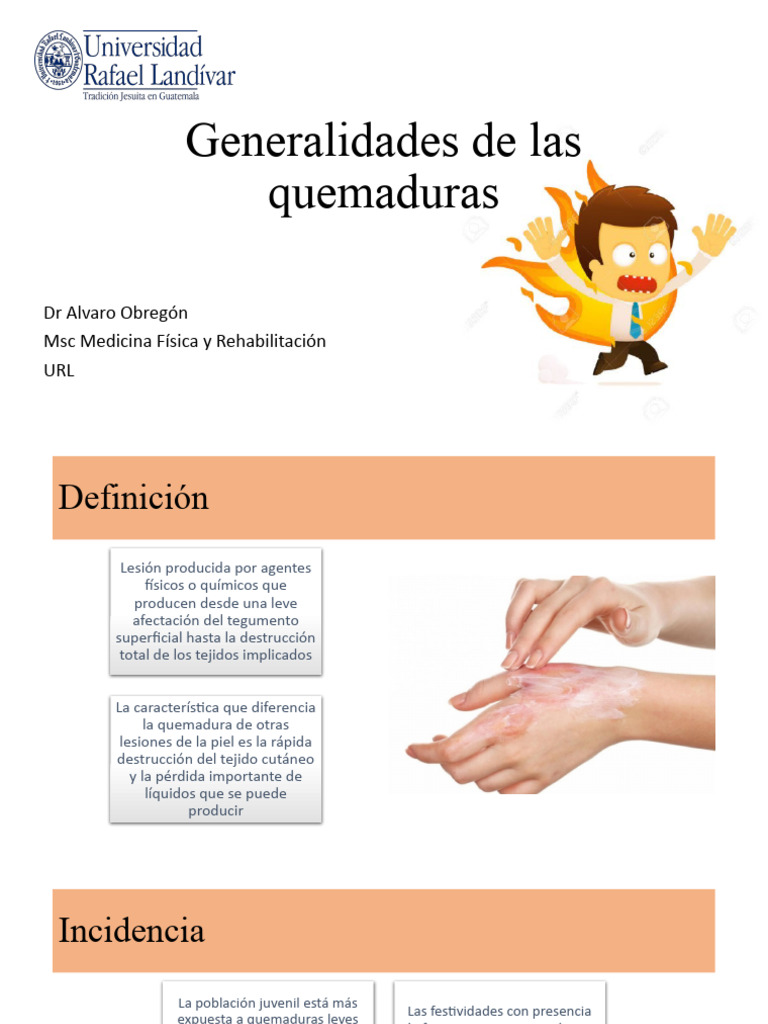 Generalidades sobre quemaduras y su tratamiento | PDF | Quemar | Piel