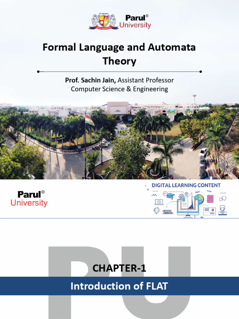 FLAT - Ch. 1 | PDF | String (Computer Science) | Theory Of Computation