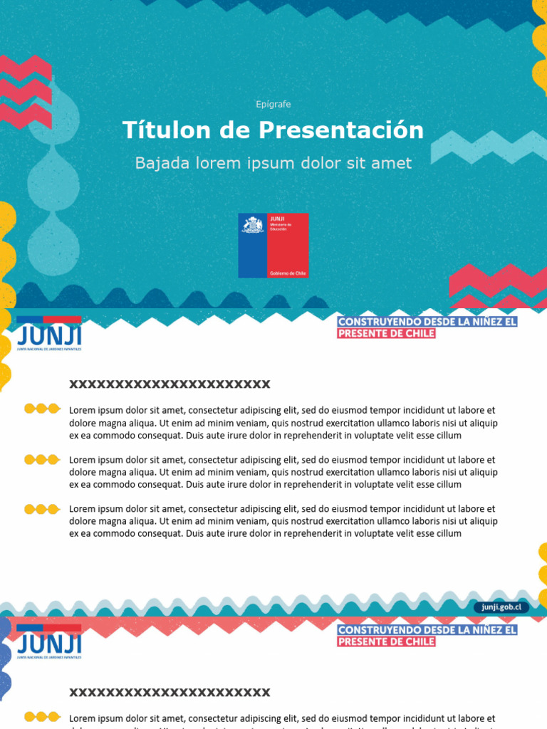Plantilla Powerpoint formato Junji 2023 - 2025 | PDF
