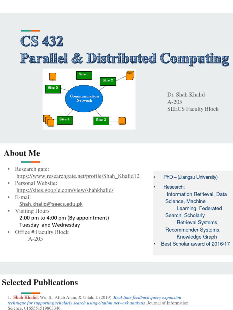 Lectures Week 1 2 Introduction To Distributed Computing Pdf