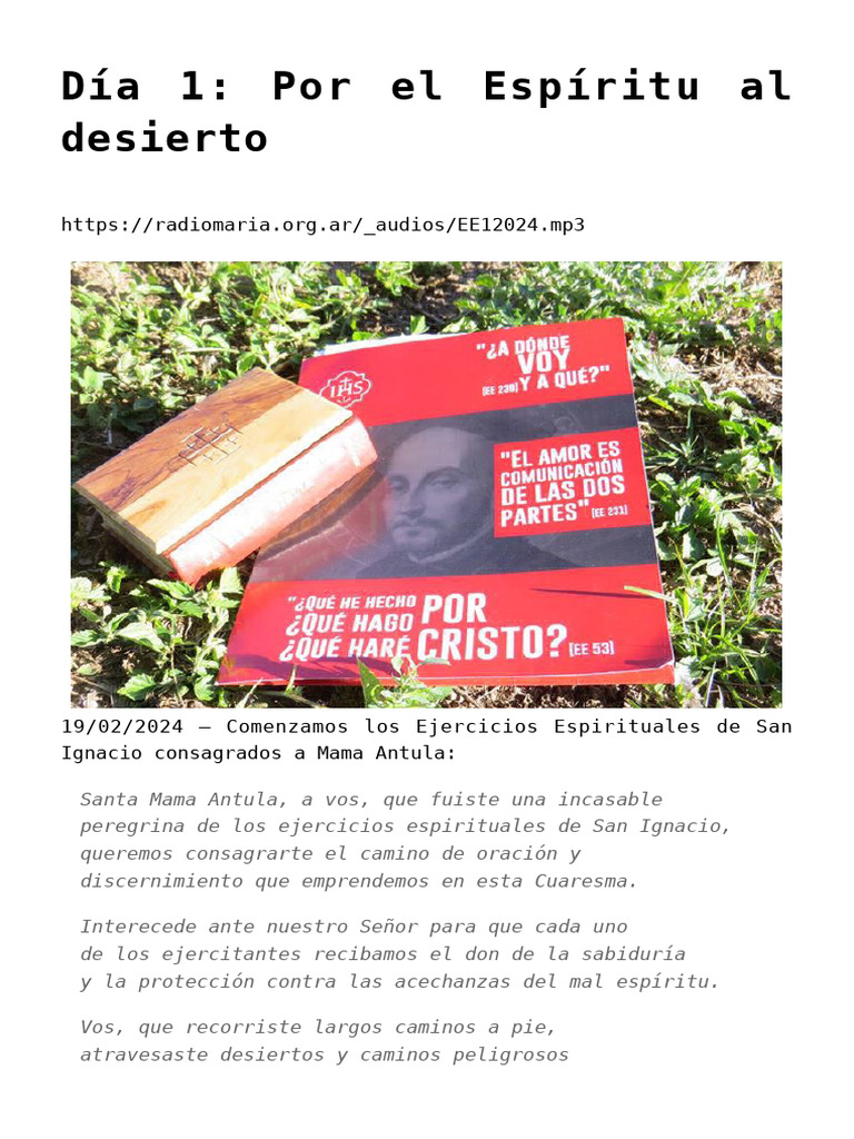 Ee1 2024 | PDF | Alma | Oración