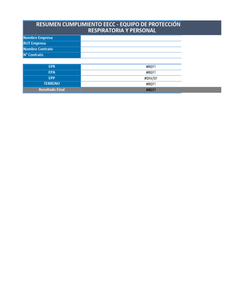 Check List Epa, Epr y Epp | PDF | Tecnología