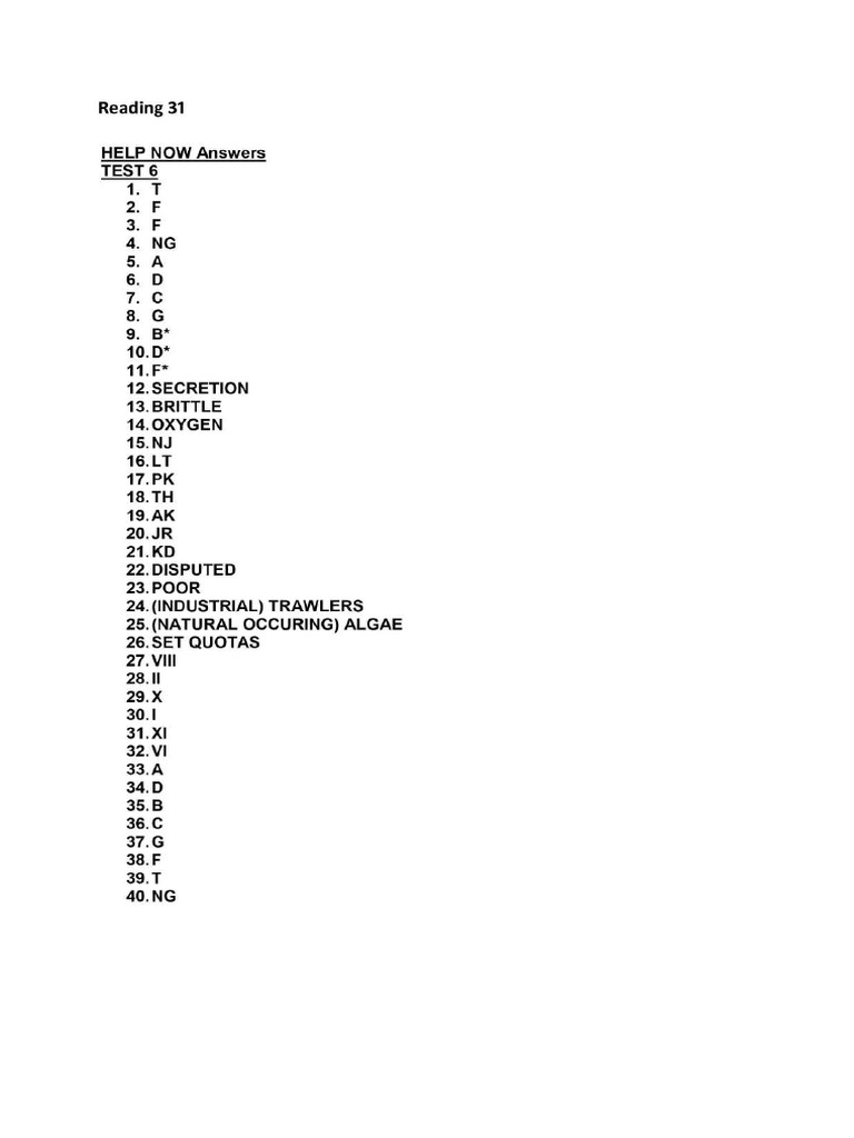 Reading Answers Volume 2 (31-40) | PDF | Science & Mathematics