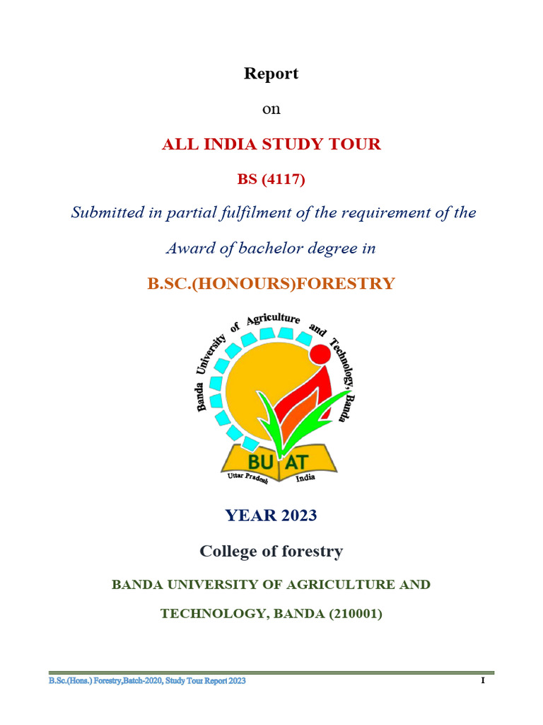 All India Forest Study Tour | PDF