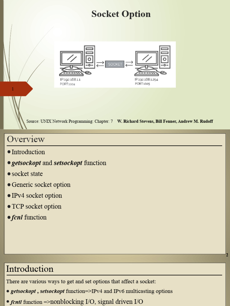 Unit-7 Socket Options | PDF | I Pv6 | Domain Name System