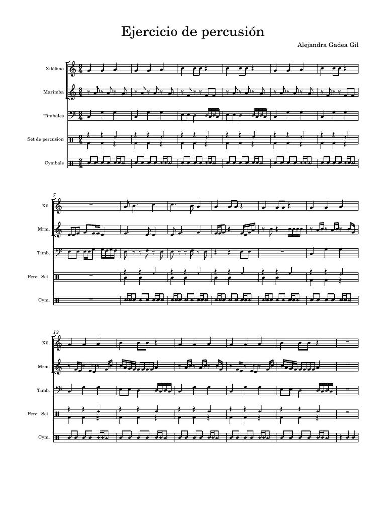 Ejercicio_de_percusión | PDF