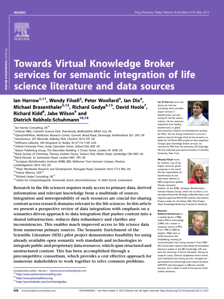 Harrow 2013 | PDF | Semantic Web | Resource Description Framework