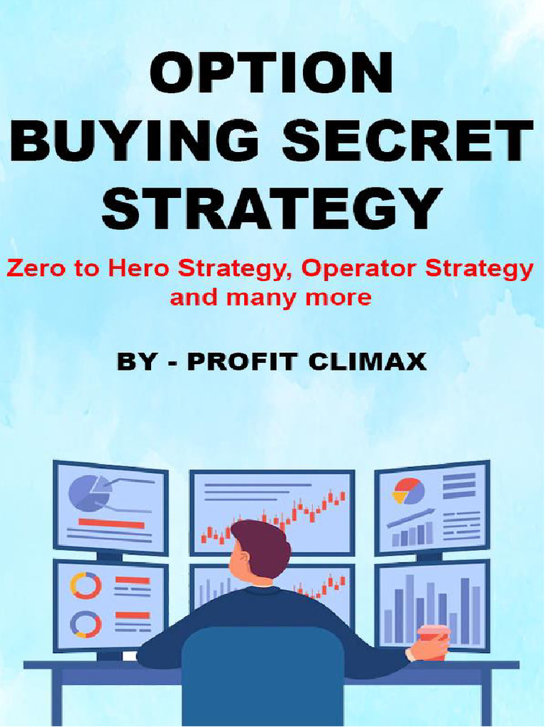 Option Buying Strategy Ebook | PDF | Order (Exchange) | Risk