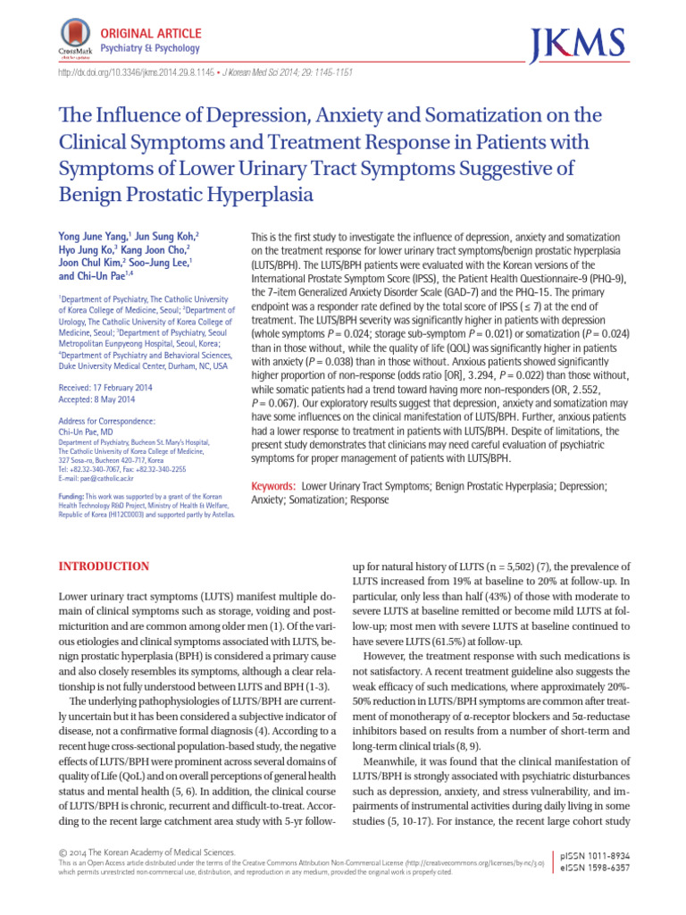 Original Article: Yong June Yang, Jun Sung Koh, Hyo Jung Ko, Kang Joon ...