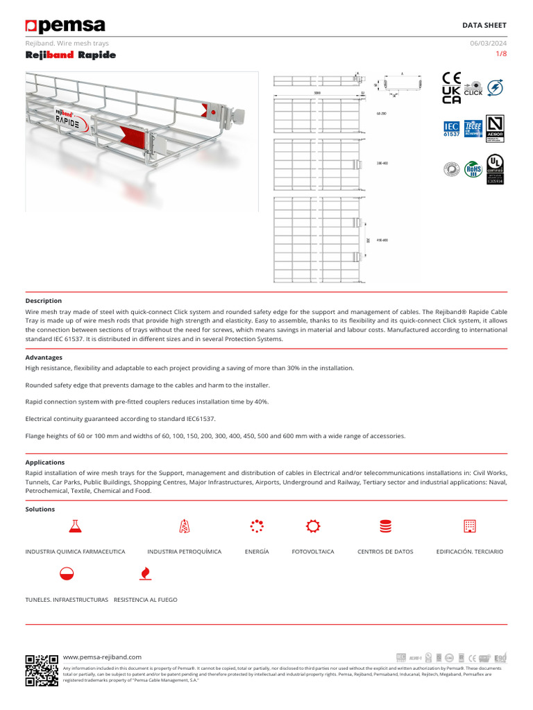 Data Sheet Rejiband Rapide | PDF | Intellectual Property | Thermoplastic