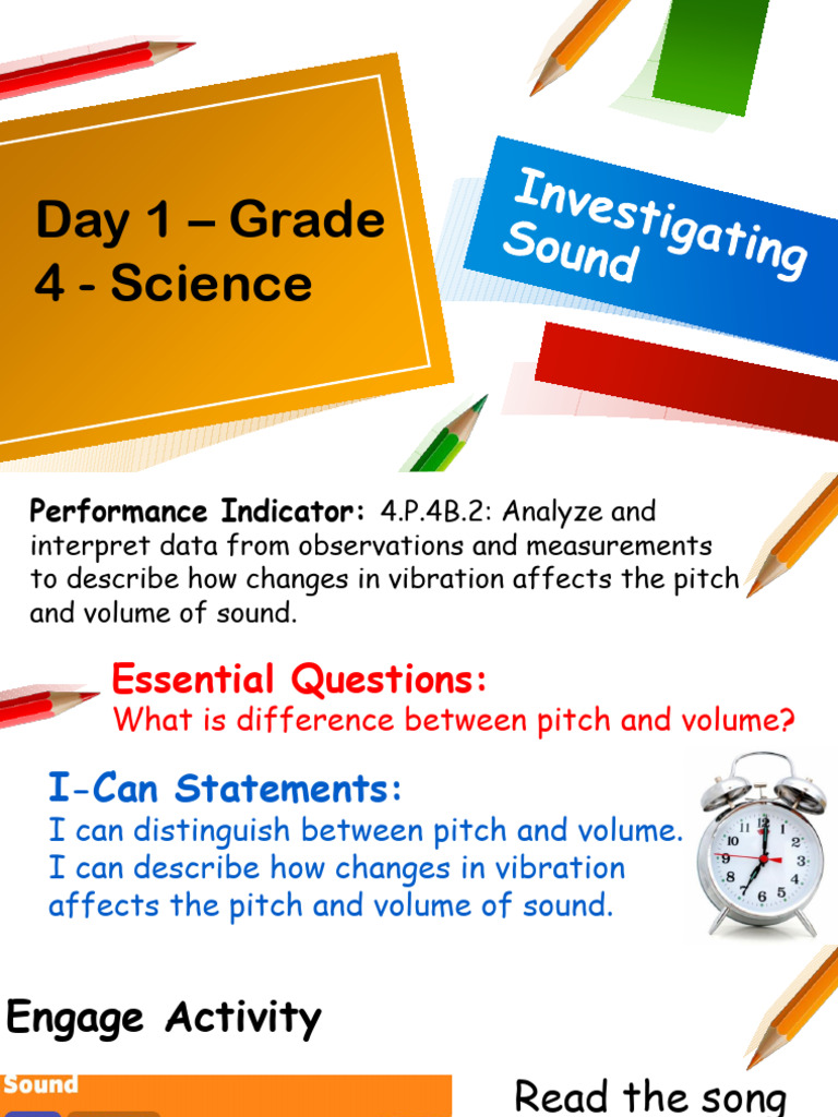 Day 1 4th Grade Science | PDF | Language Arts & Discipline