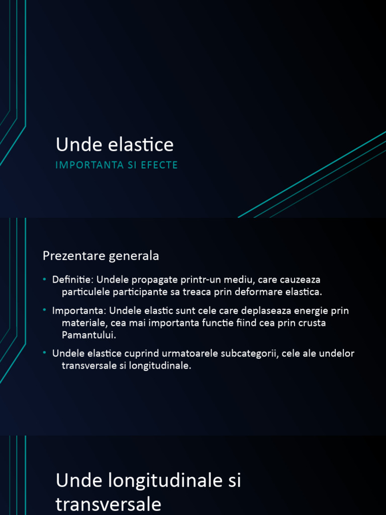 Unde Longitudinale Si Transversale | PDF