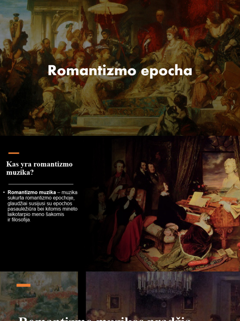 Romantizmo Epocha | PDF