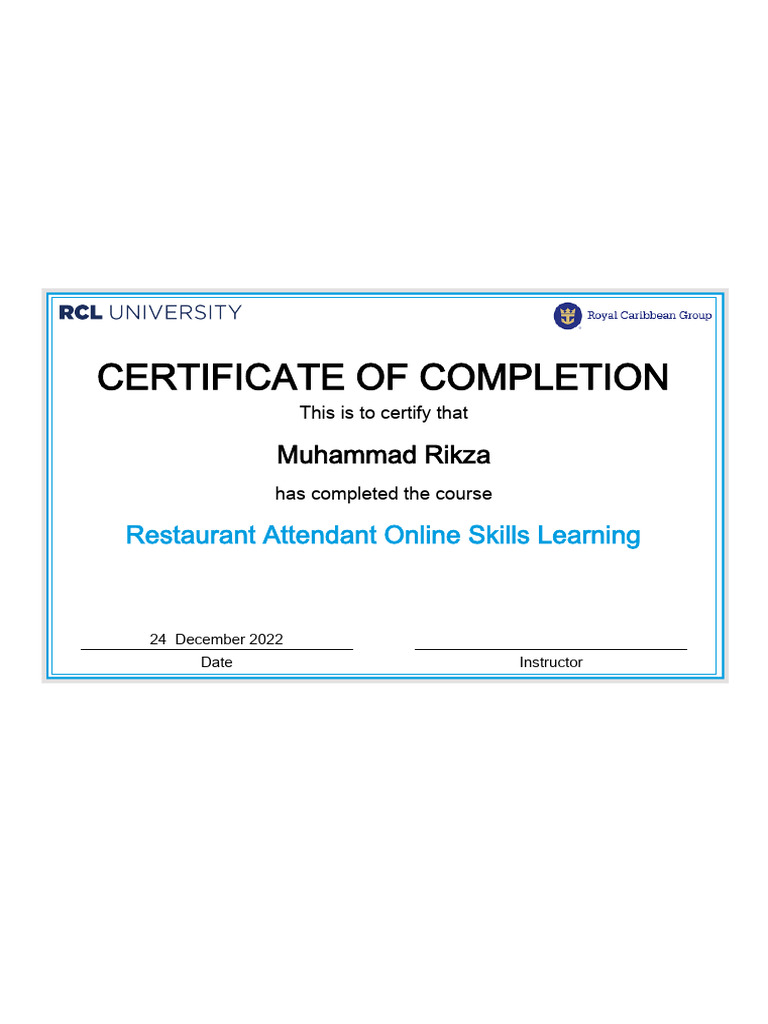 Buka CertificateOfCompletion 27 | PDF