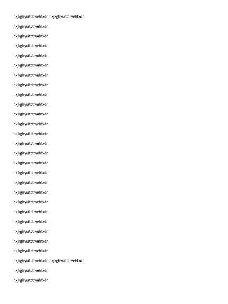Repeated Text Analysis Document | PDF