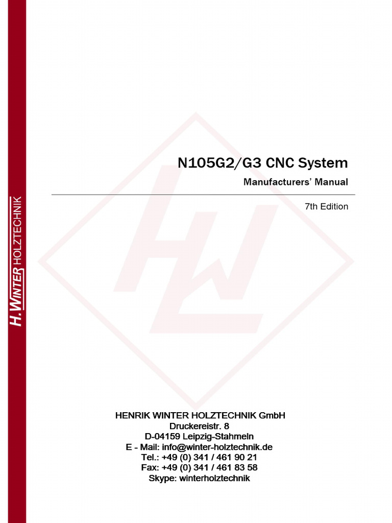 NK 105 G2 G3 Manual-Winter | PDF | Switch | Relay