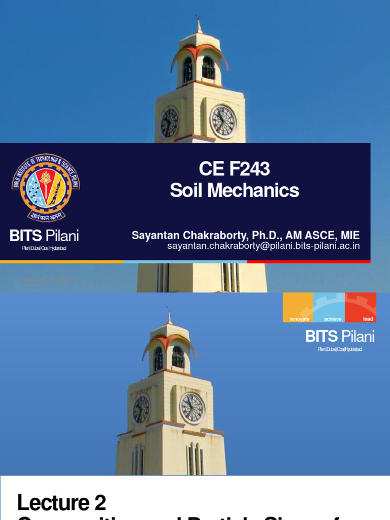 Soil Mech Slide 2 | PDF