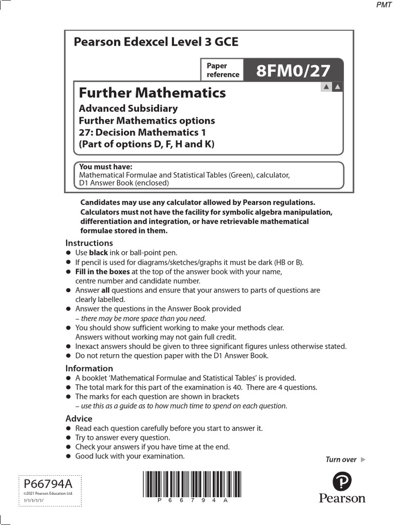 June 2021 QP | PDF | Mathematics | Applied Mathematics