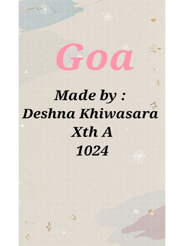 Goa | PDF