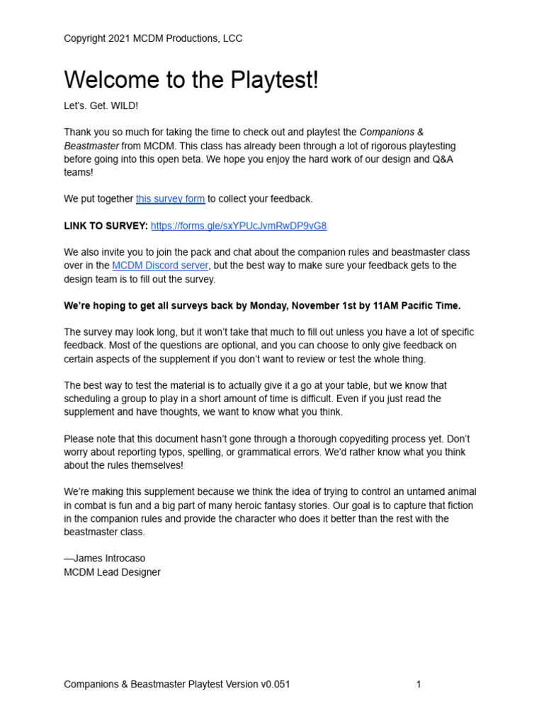 Companions and The Beastmaster v0.051 | PDF