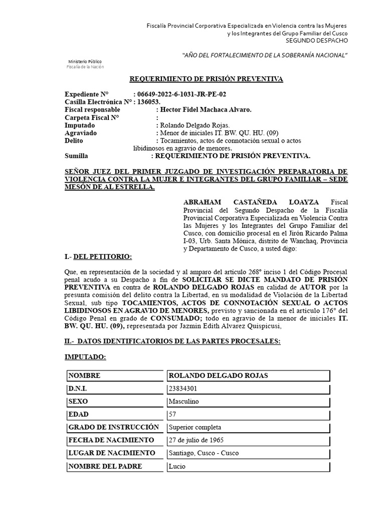 Modelo de Prisión (1) | PDF | Castigos | La violencia contra las mujeres