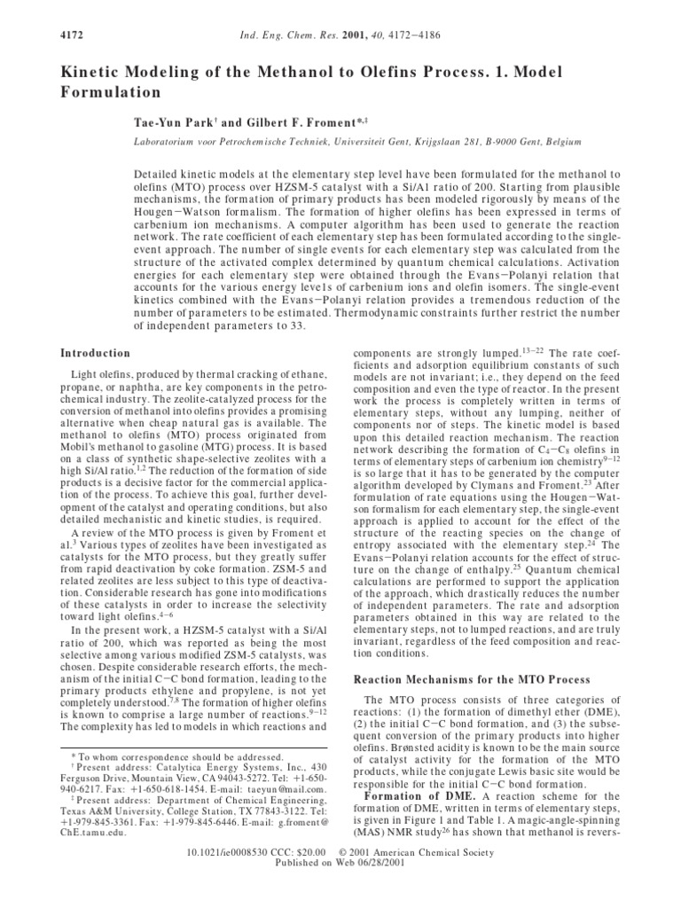 [Industrial & Engineering Chemistry Research 2001-Oct Vol. 40 Iss. 20 ...