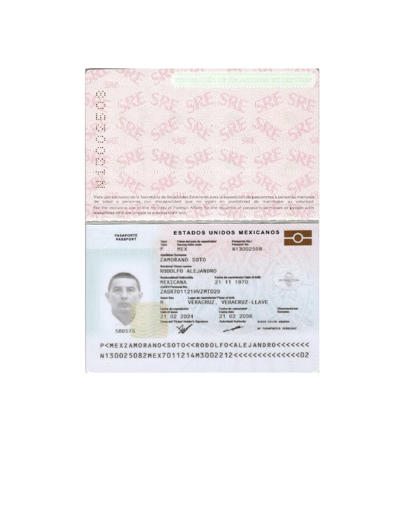Pasaporte N13002508 | PDF