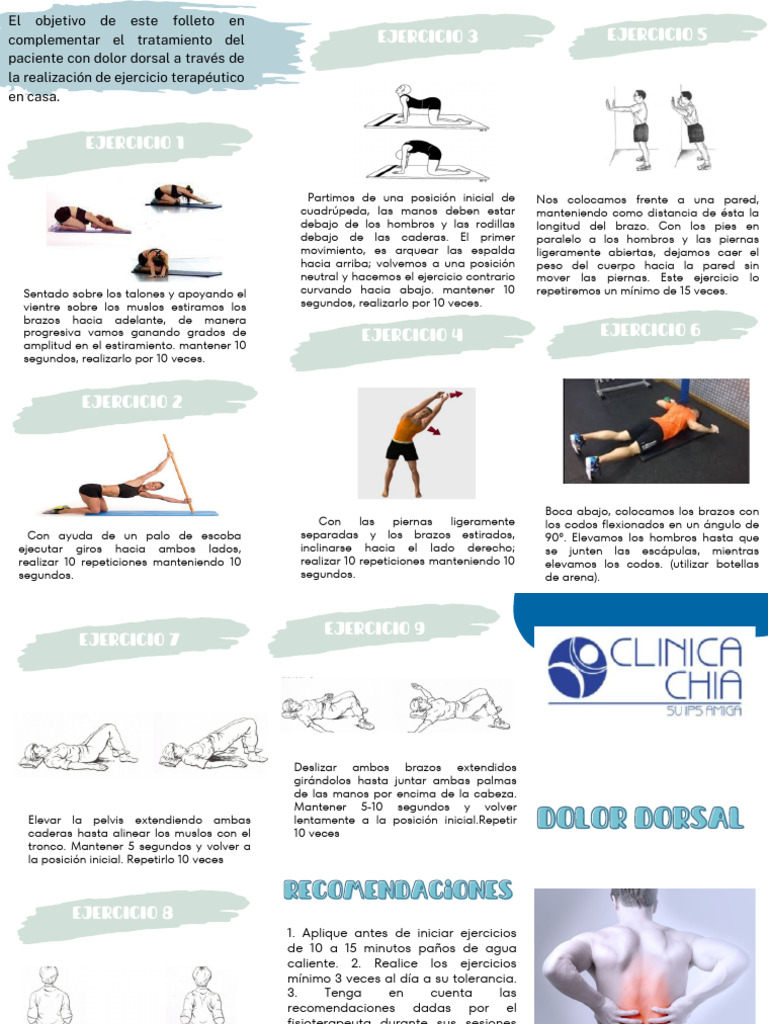 Plan Casero Dorsalgia | PDF