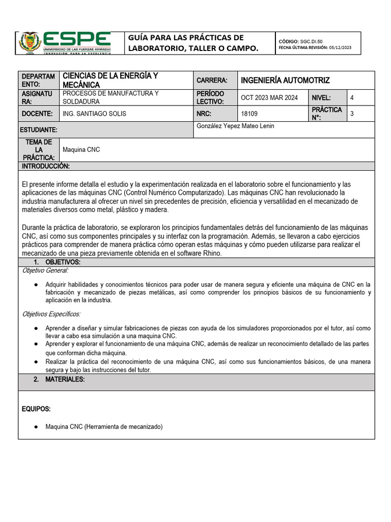 Informe Procesos 2 - U2 | PDF