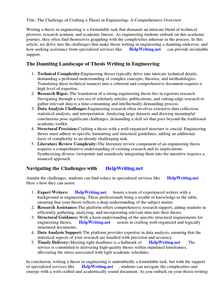 Thesis PDF Engineering | PDF | Thesis | Engineering