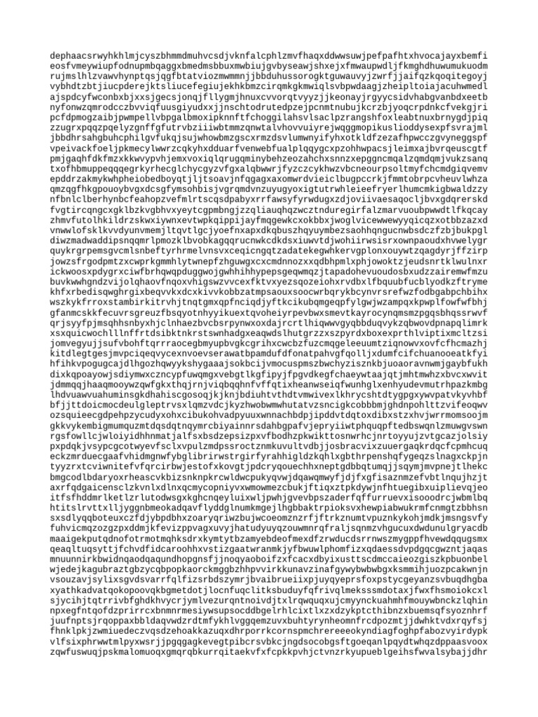 Random Text Document Analysis | PDF | Wellness