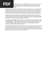 Cover Letter For Masters Application Example | PDF | Postgraduate ...