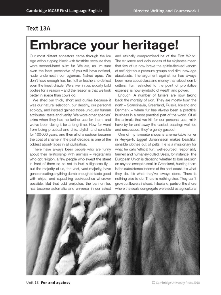 Text 13A IGCSE FLE | PDF | Pinniped