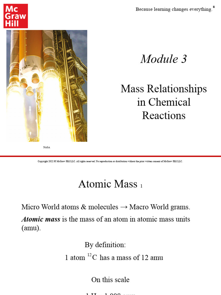 Cahpter#3-PPT-Chang 14e PPT Module03 | PDF | Mole (Unit) | Phosphoric Acid