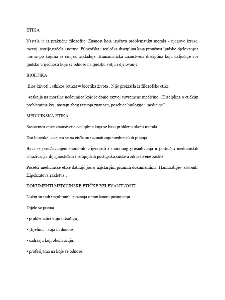 Etika Skraceno | PDF