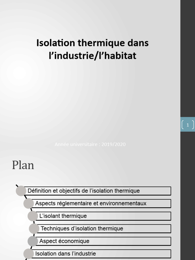 Guide Isolation Thermique Efficace | PDF | Isolation thermique du ...