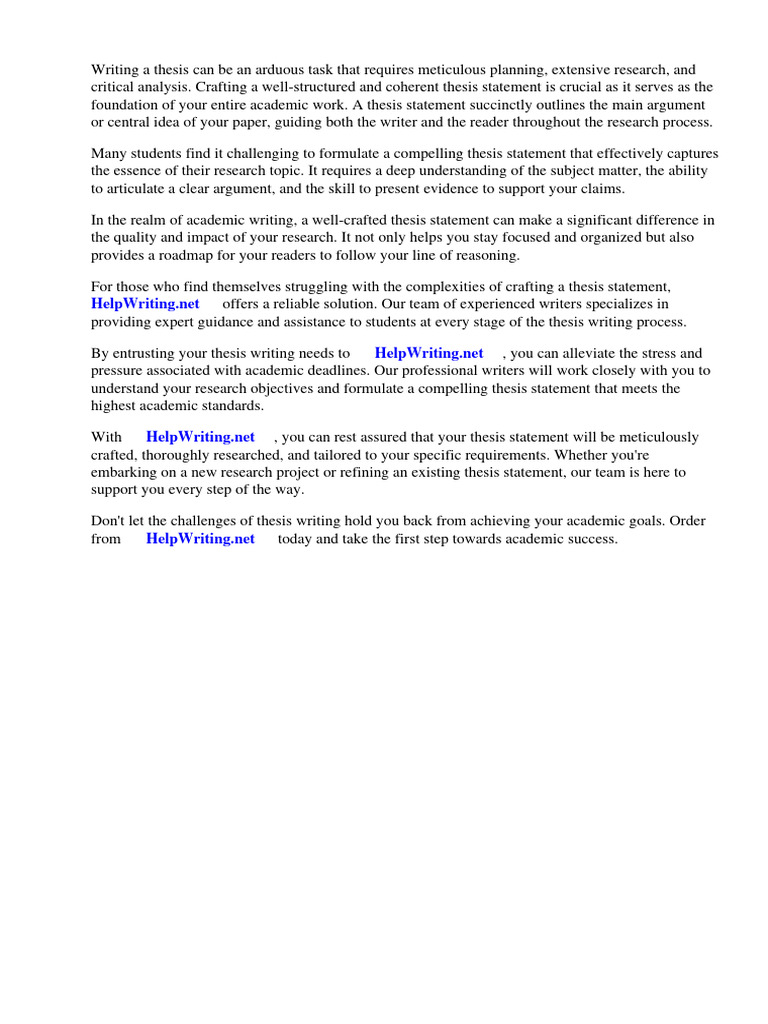 Contoh Thesis Statement Dalam Skripsi | Download Free PDF | Indonesian ...