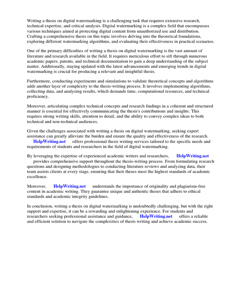 Thesis On Digital Watermarking Pdf Data Compression Signal Processing 3647