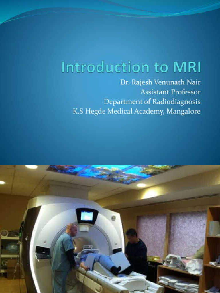 MRI Basics | PDF