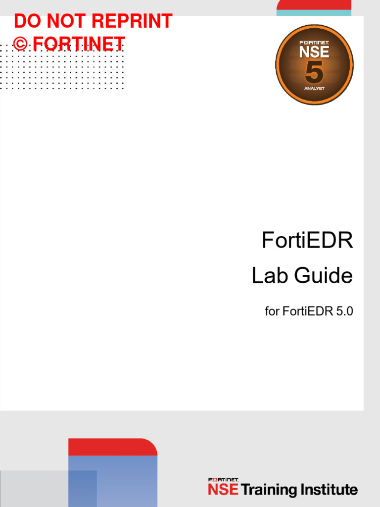 Fortinet Fortiedr Lab Guide For Fortiedr 50 | PDF | Malware ...