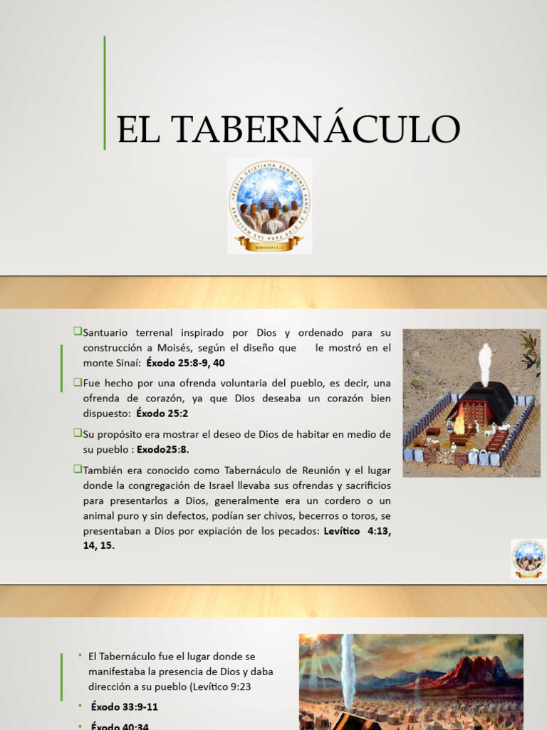 El Tabernáculo | PDF | Santo de los santos | Arca de la Alianza
