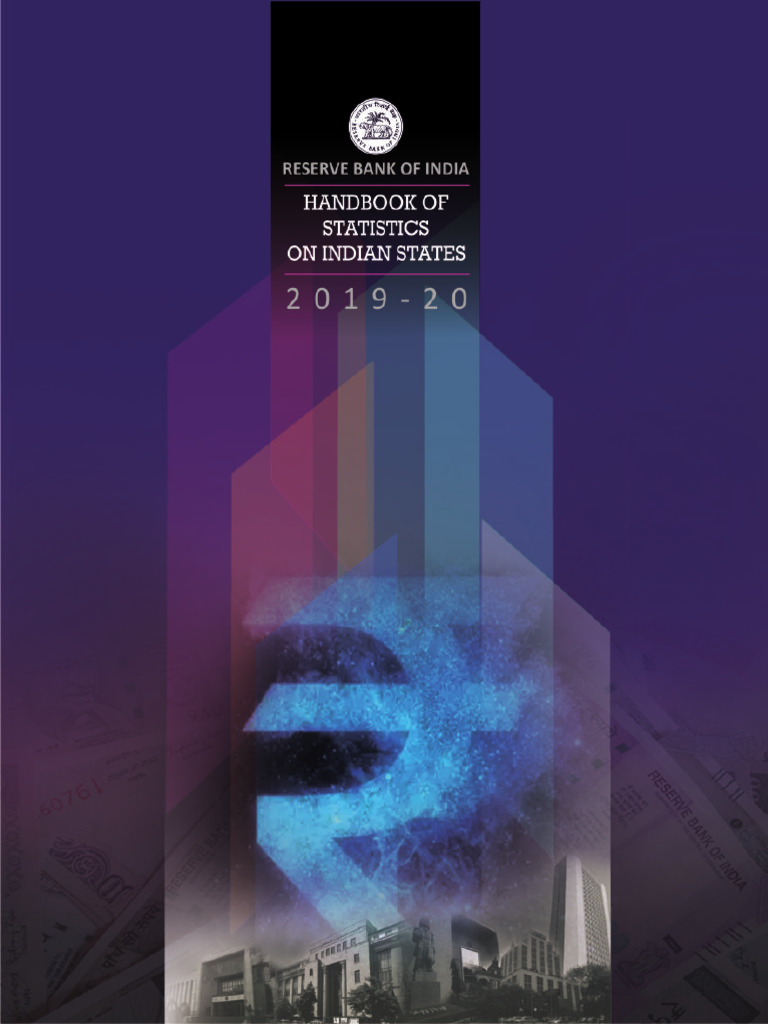 Handbook of Statistics of Indian States 2019-20 | PDF | Economies