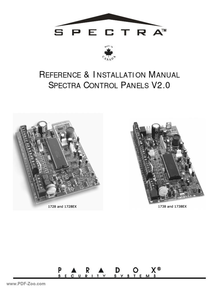 Spectra Panels V2.0 Guide | PDF