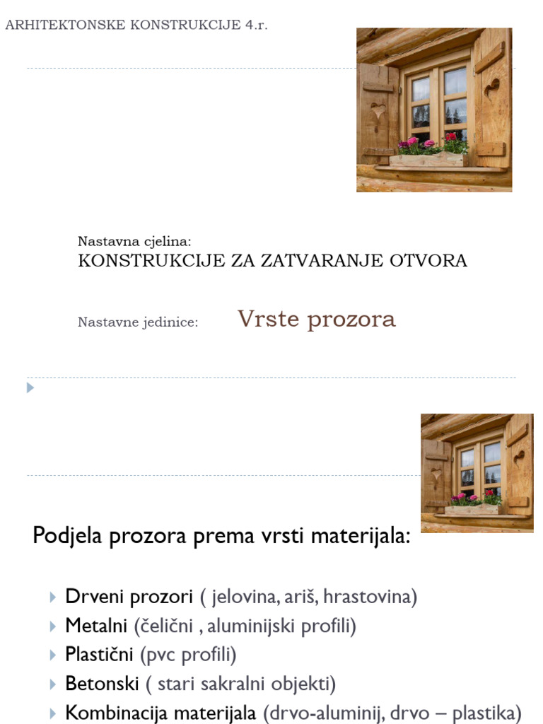 2-4 Prozori Vrste | PDF