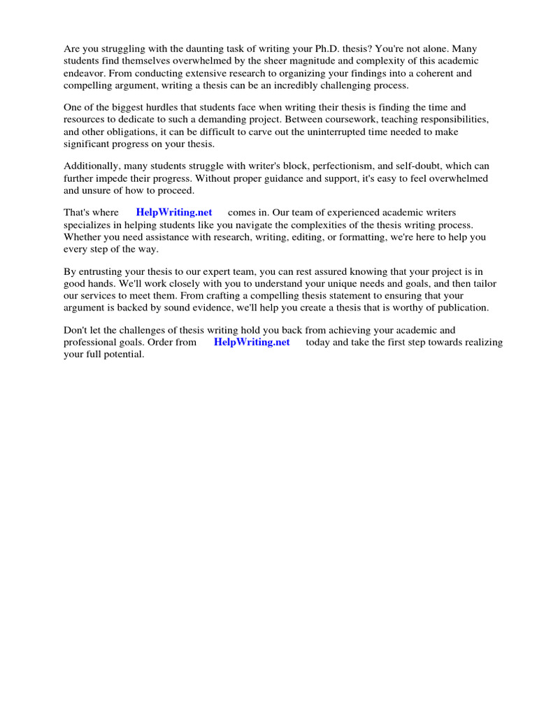 How To Get Your PHD Thesis Published | PDF | Thesis | Methodology