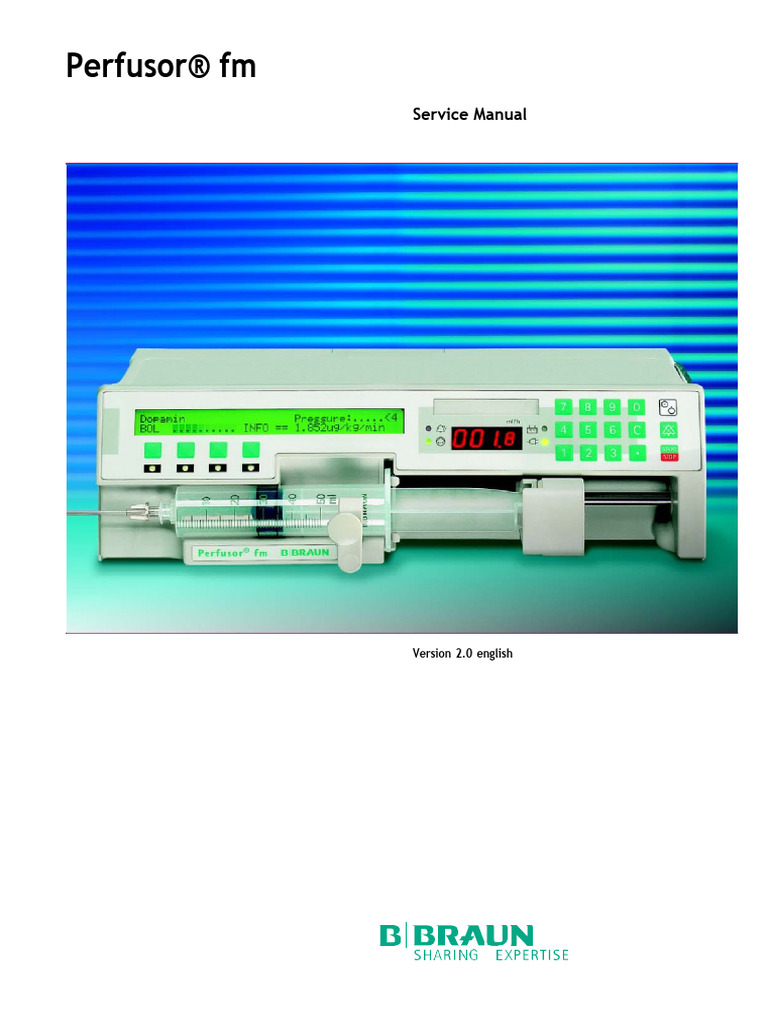 Aun Perfusor FM - Service Manual | PDF